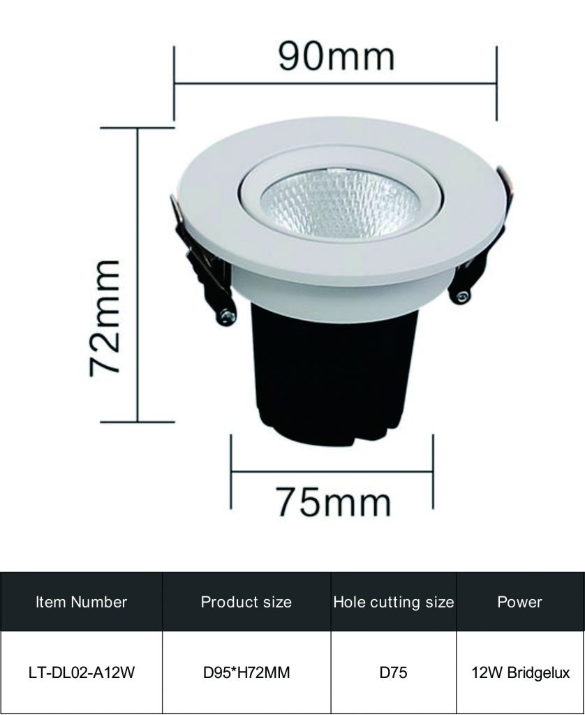 LED DOWNLIGHT LT-DL02-A - Lightstec-China LED Strip Light LED Aluminum ...