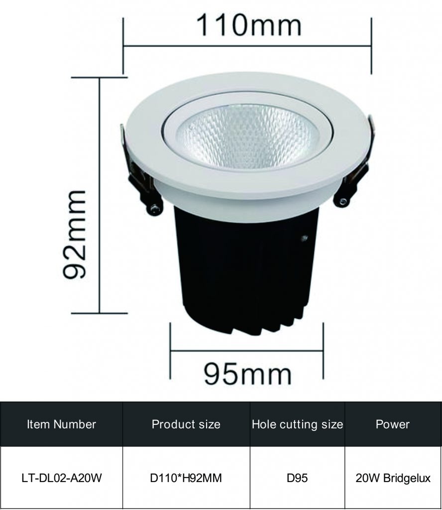 LED DOWNLIGHT LT-DL02-A - Lightstec-China LED Strip Light LED Aluminum ...
