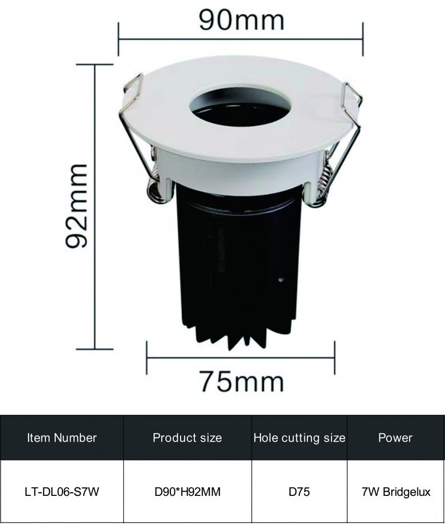 RECESSED MOUNTED DOWNLIGHT LT-DL06-LG - Lightstec-China LED Strip Light ...